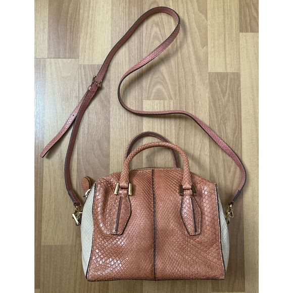 Tod's | Bags | Tods Python Snakeskin Small Crossbody Handbag Bag Purse ...